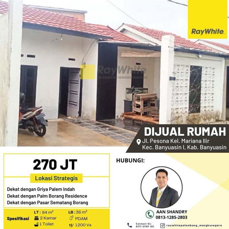 Dijual Jual Cepat Rumah di Palembang